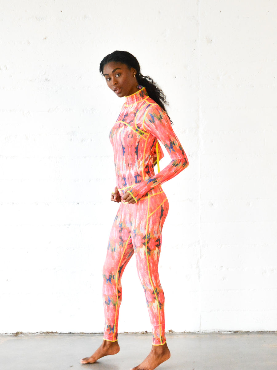 Women's Long Swimsuit – Volcano | TutuBlue – TUTUBLUE